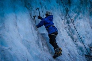 Ice Climbing on Franz Josef Glacier in New Zealand