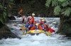 White Water Rotorua Rafting: Kaituna River 7 Meter Waterfall!