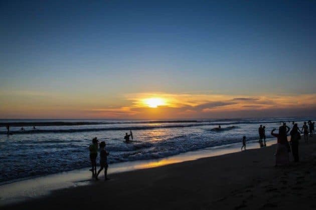 Photographing the Kuta Sunset in Bali