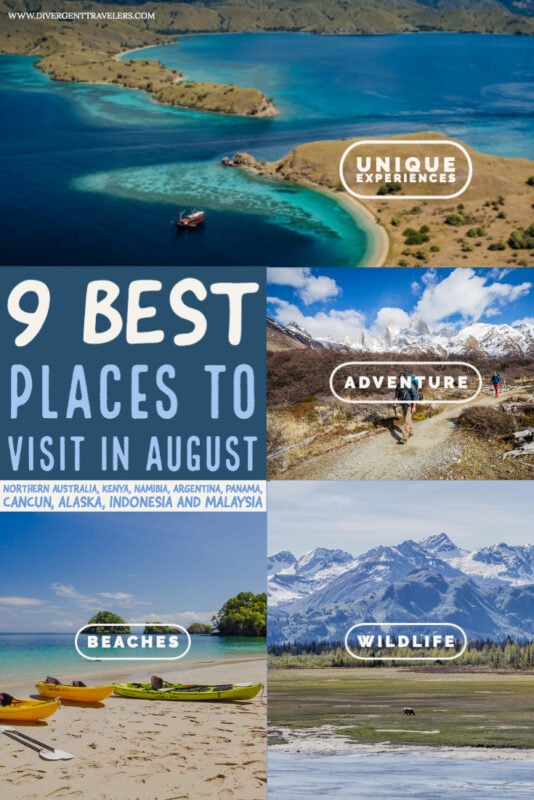 9 Best Places to Visit in August (WORLDWIDE)
