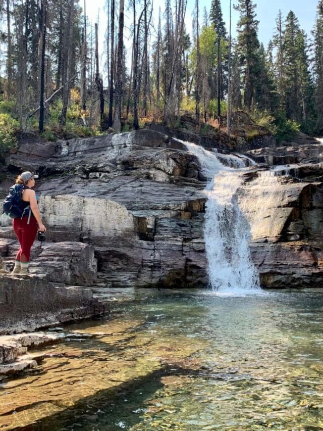 How to Conquer the Three Falls Hike in Glacier National Park Story ...